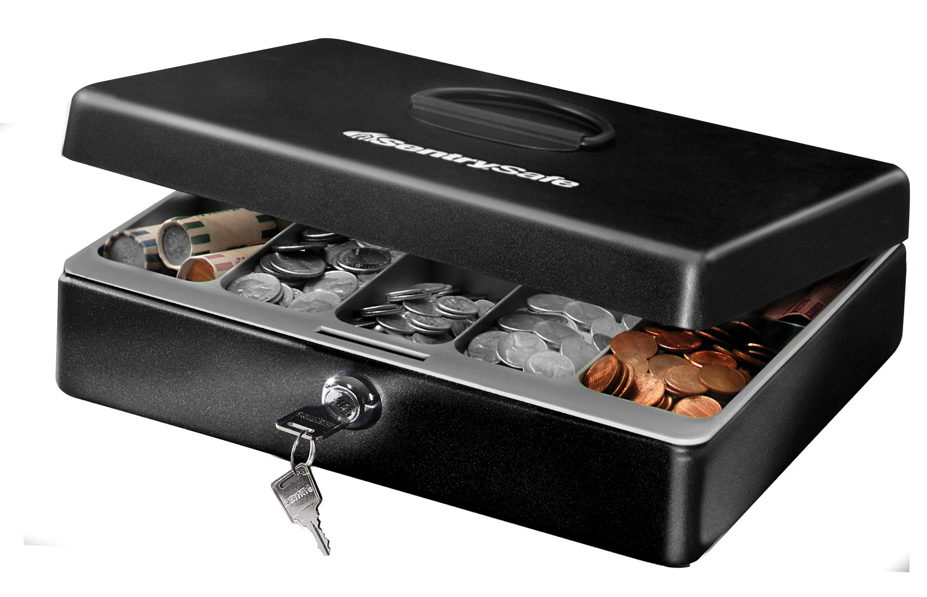 Sentry Safe SentrySafe Deluxe Cash Box with Key Lock & Reviews | Wayfair