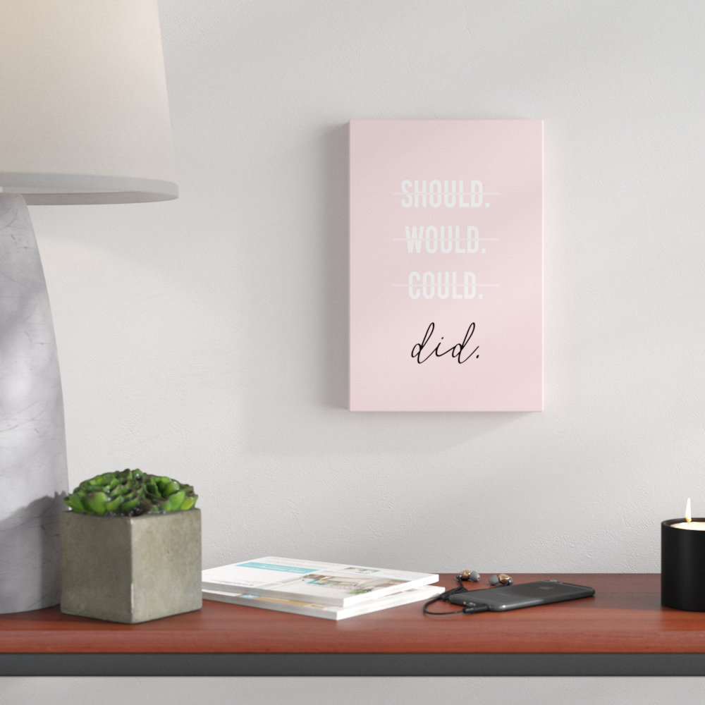 Ebern Designs 'GRL PWR II' - Textual Art on Canvas & Reviews | Wayfair