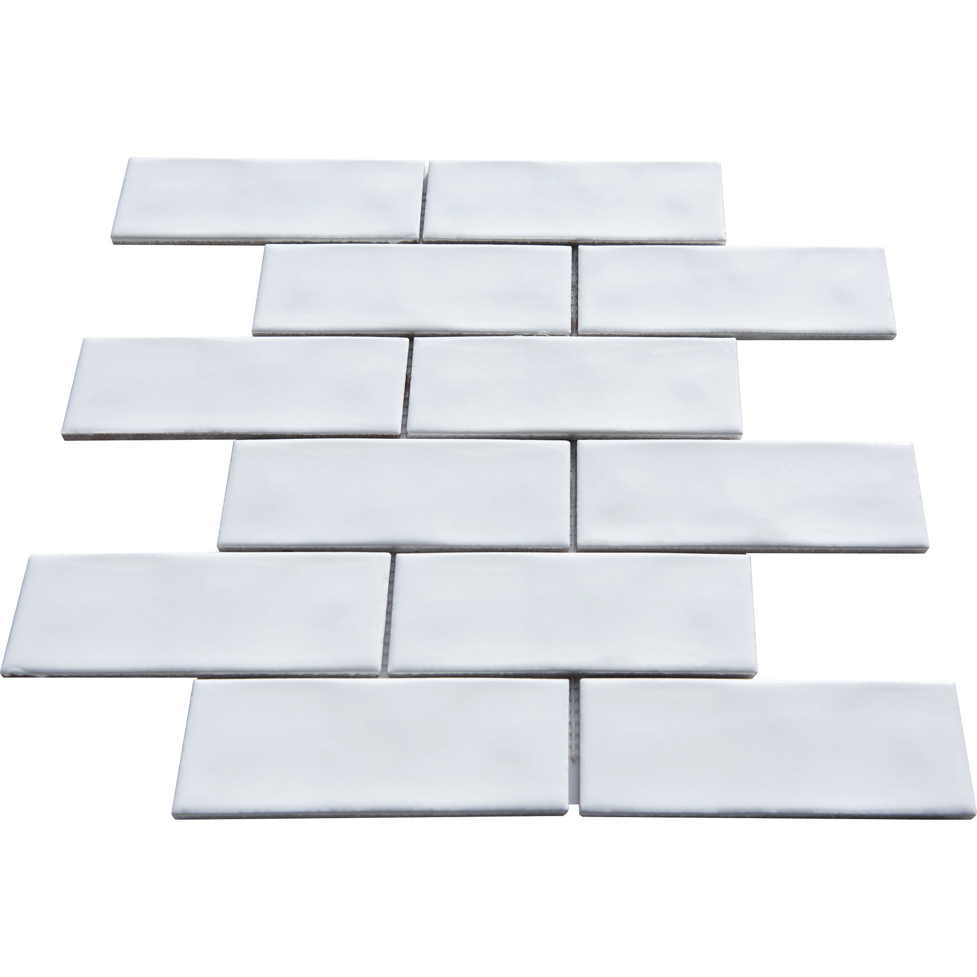 2x6 White Ceramic Tile