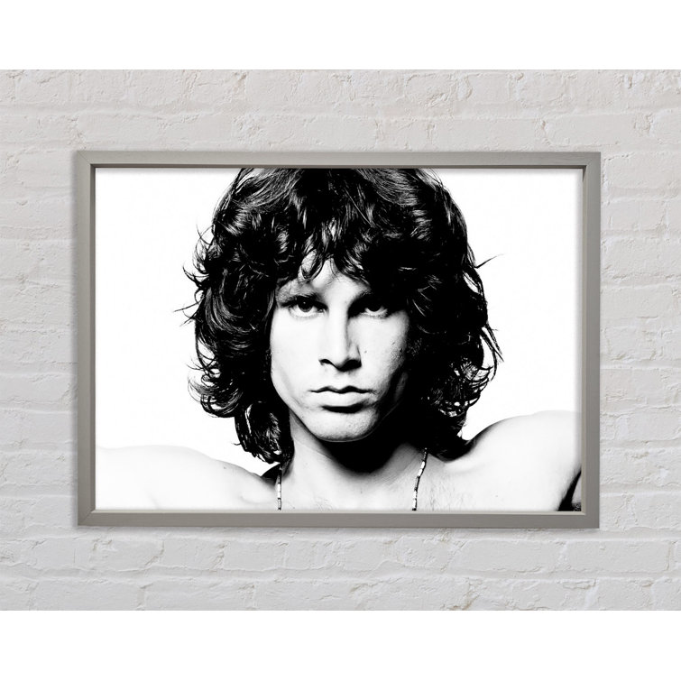 Bright Star Jim Morrison Face - Single Picture Frame Art Prints on ...