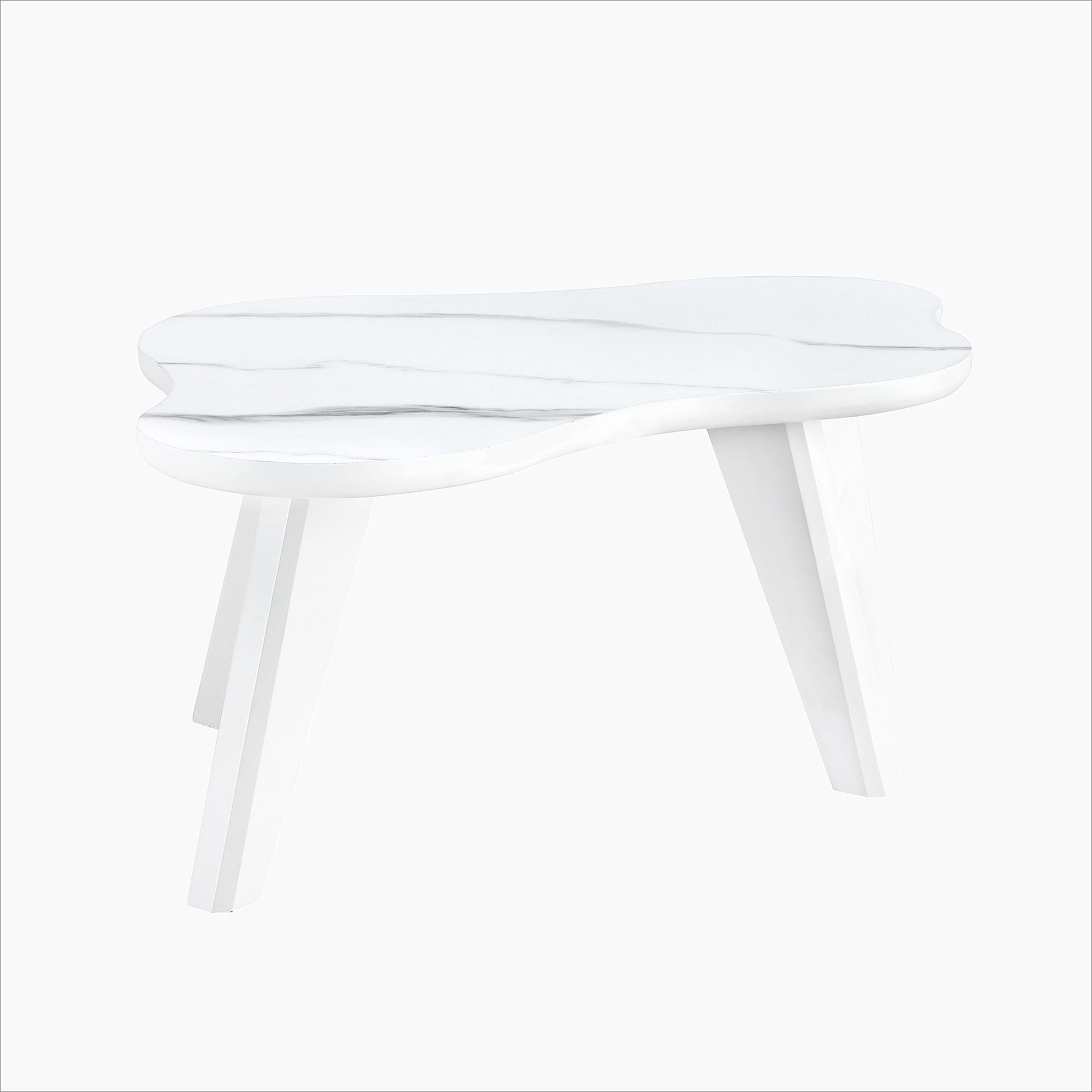 Ivy Bronx Modern minimalist wood color table top. Solid wood legs ...