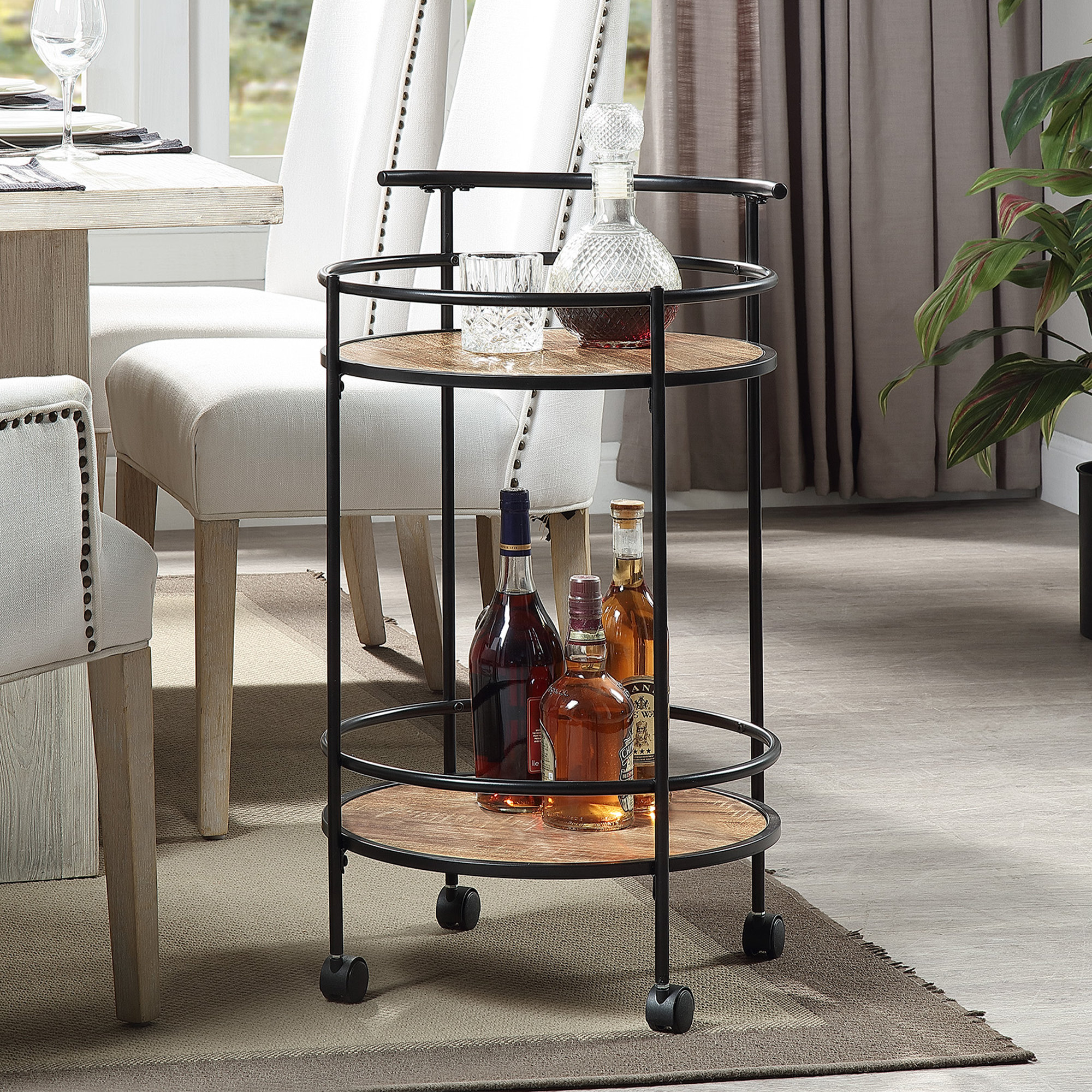 Trent Austin Design® Rayfield Metal Serving Bar Cart & Reviews | Wayfair
