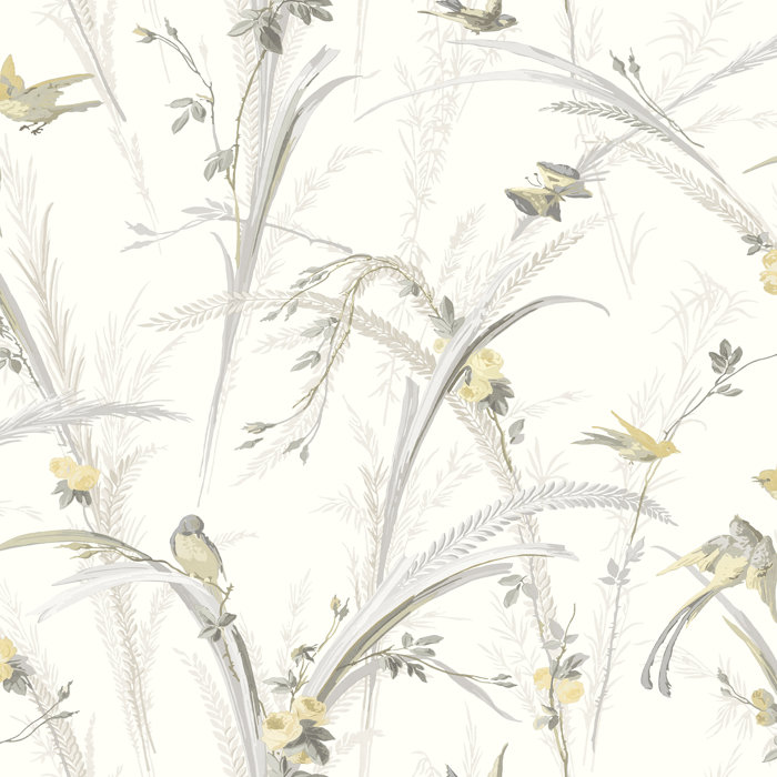 Three Posts™ Krauss Floral Wallpaper & Reviews | Wayfair