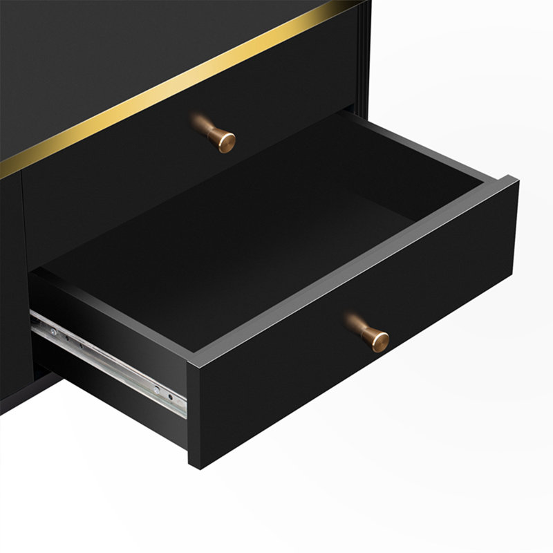 Mercer41 Jaylean 74 W Storage Credenza | Wayfair