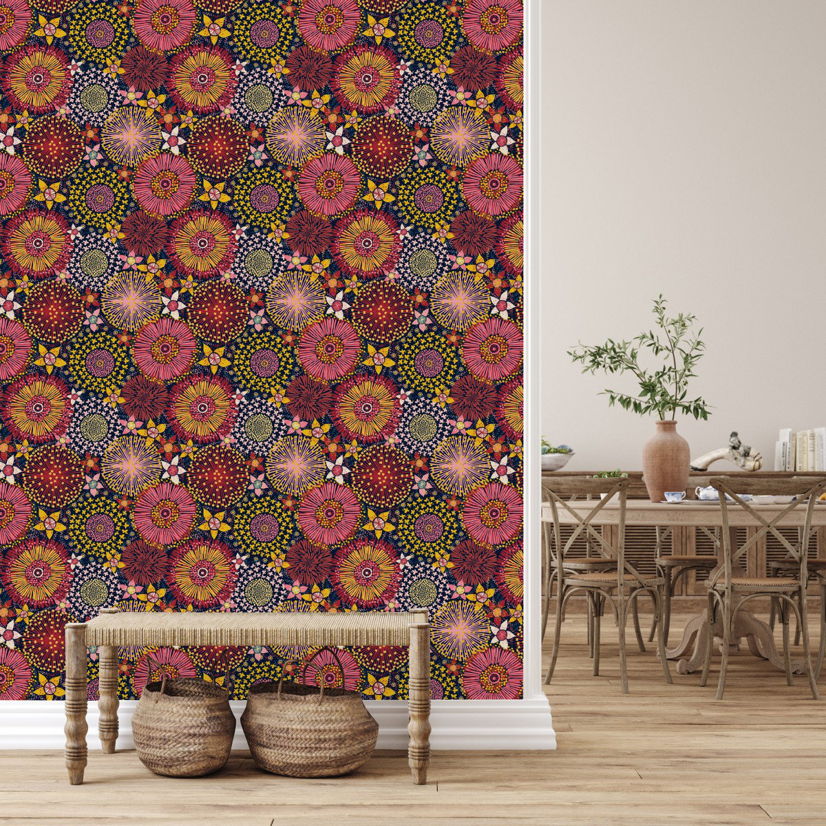 Red Barrel Studio® Kefira Peel & Stick Floral Wallpaper - Wayfair Canada