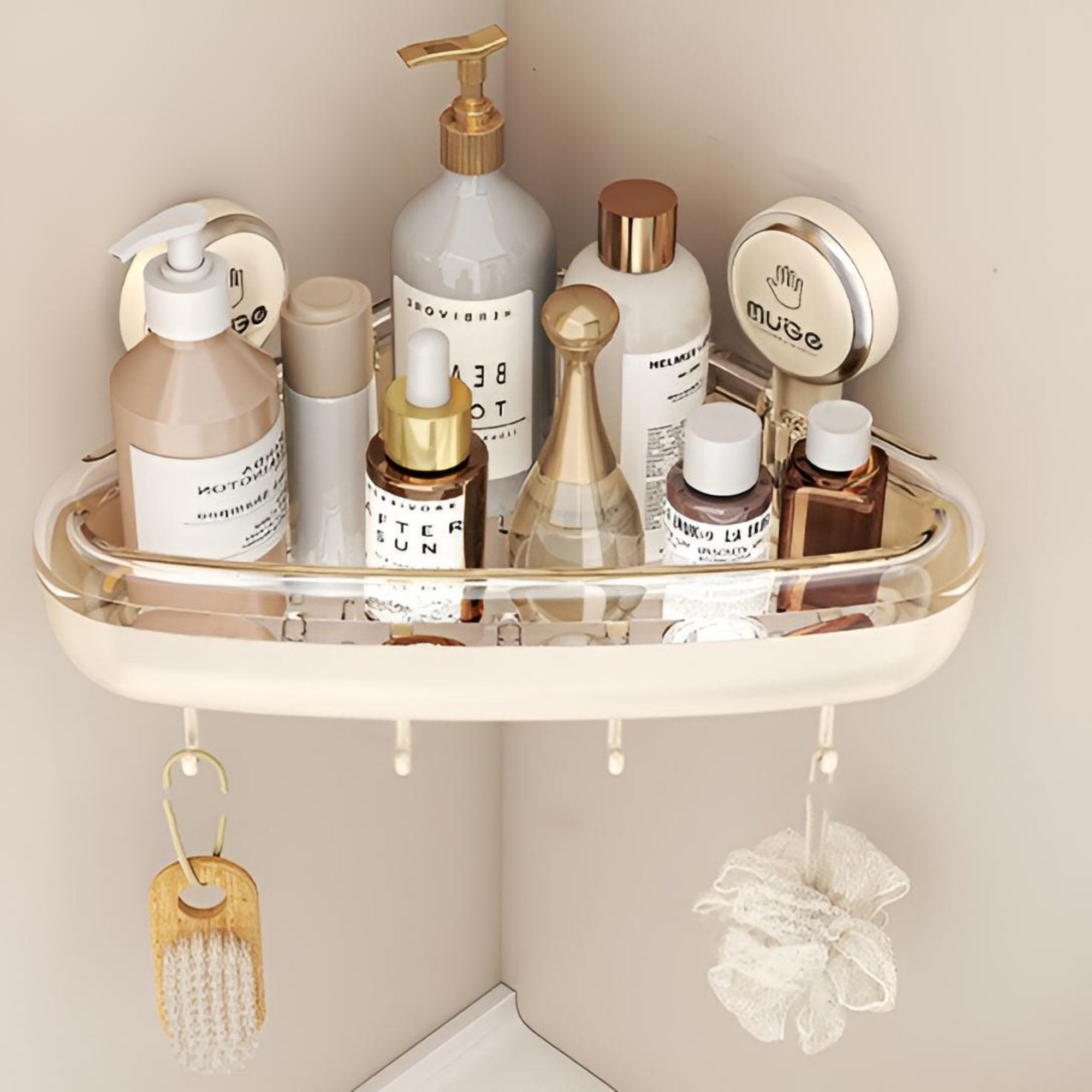 Rebrilliant Bathroom Storage Rack, Non Perforated Wall Mounted Toilet ...