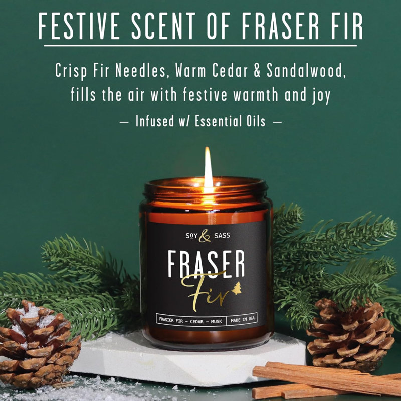 ToccoLeggero Fraser Fir Scented Jar Candle | Wayfair