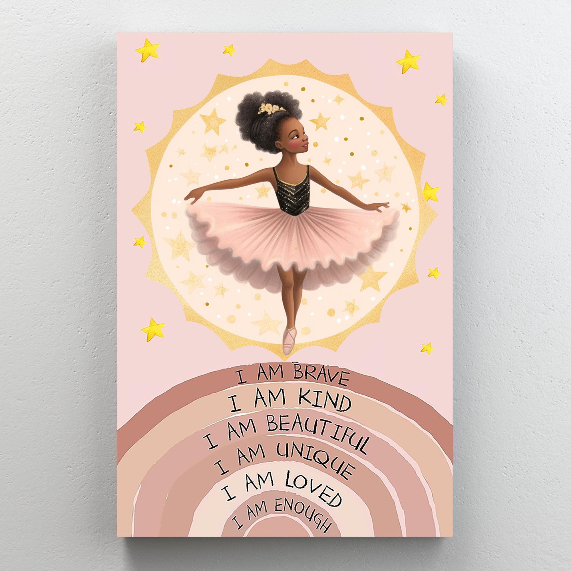 Trinx Ballet I Am Brave - 1 Piece Rectangle Graphic Art Ballet I Am ...
