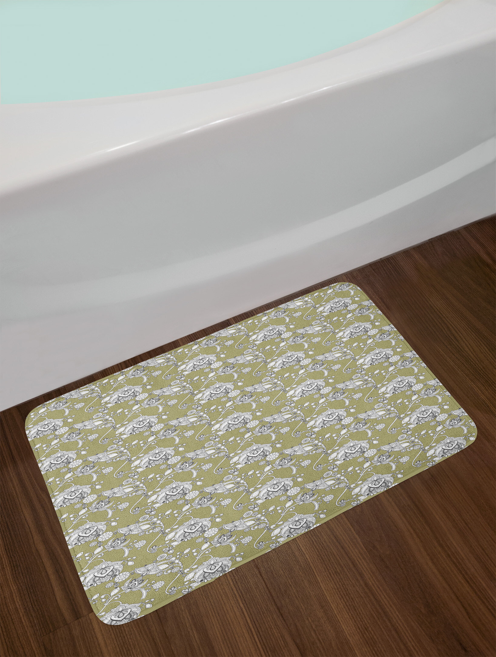 East Urban Home Farsam Bath Mat | Wayfair