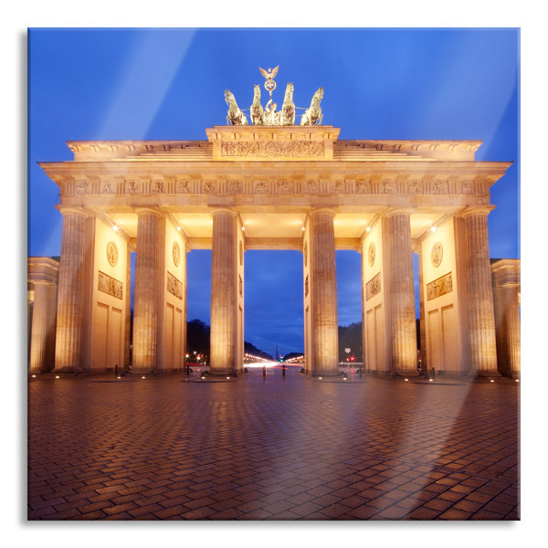 Ebern Designs Brandenburg Gate - No Frame Print on Glass | Wayfair.ie