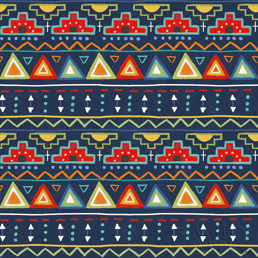 Foundry Select Tex Mex Fiesta Pattern VB Poster Print By Veronique ...