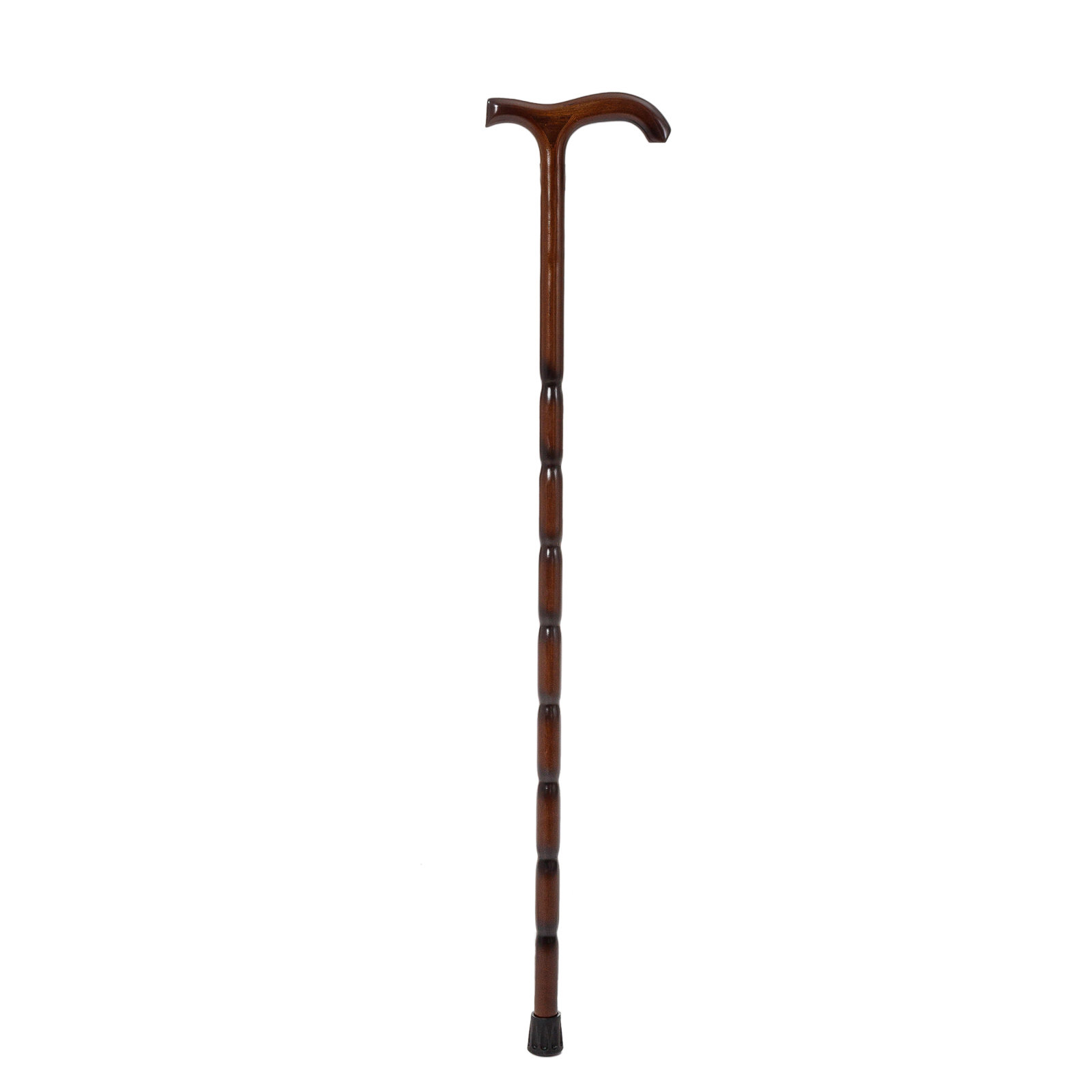 Winston Porter Wooden Cane Walking Stick With Rubber Tip For Men And ...