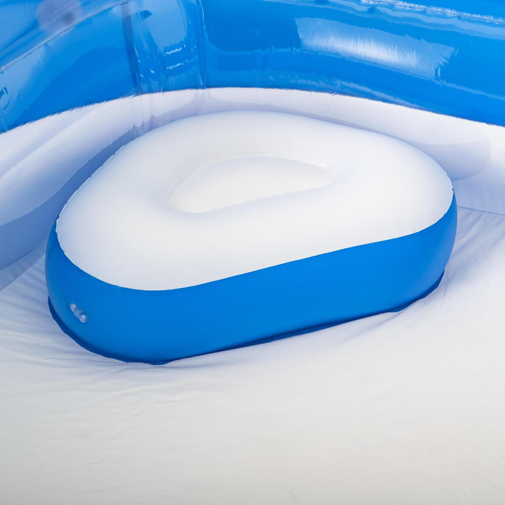 VidaXL 2.26ft 6.98ft 6.75ft Plastic Inflatable Pool | Wayfair.co.uk