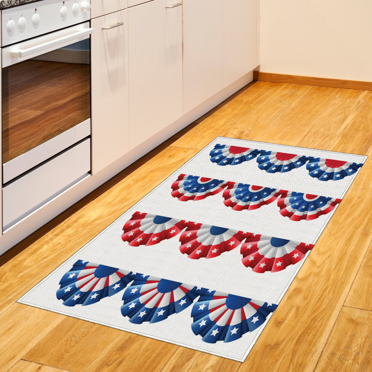 East Urban Home American Flag High Density Long Fiber Poly Threads ...
