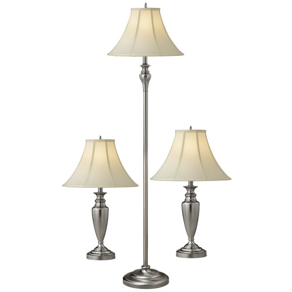 Darby Home Co Daniela 3 Piece Table and Floor Lamp Set | Wayfair