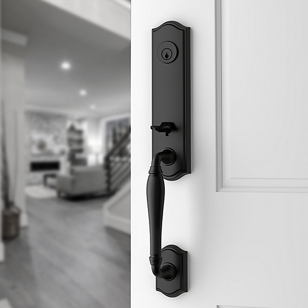 Baldwin Hampshire Handleset with Deadbolt and Door | Wayfair