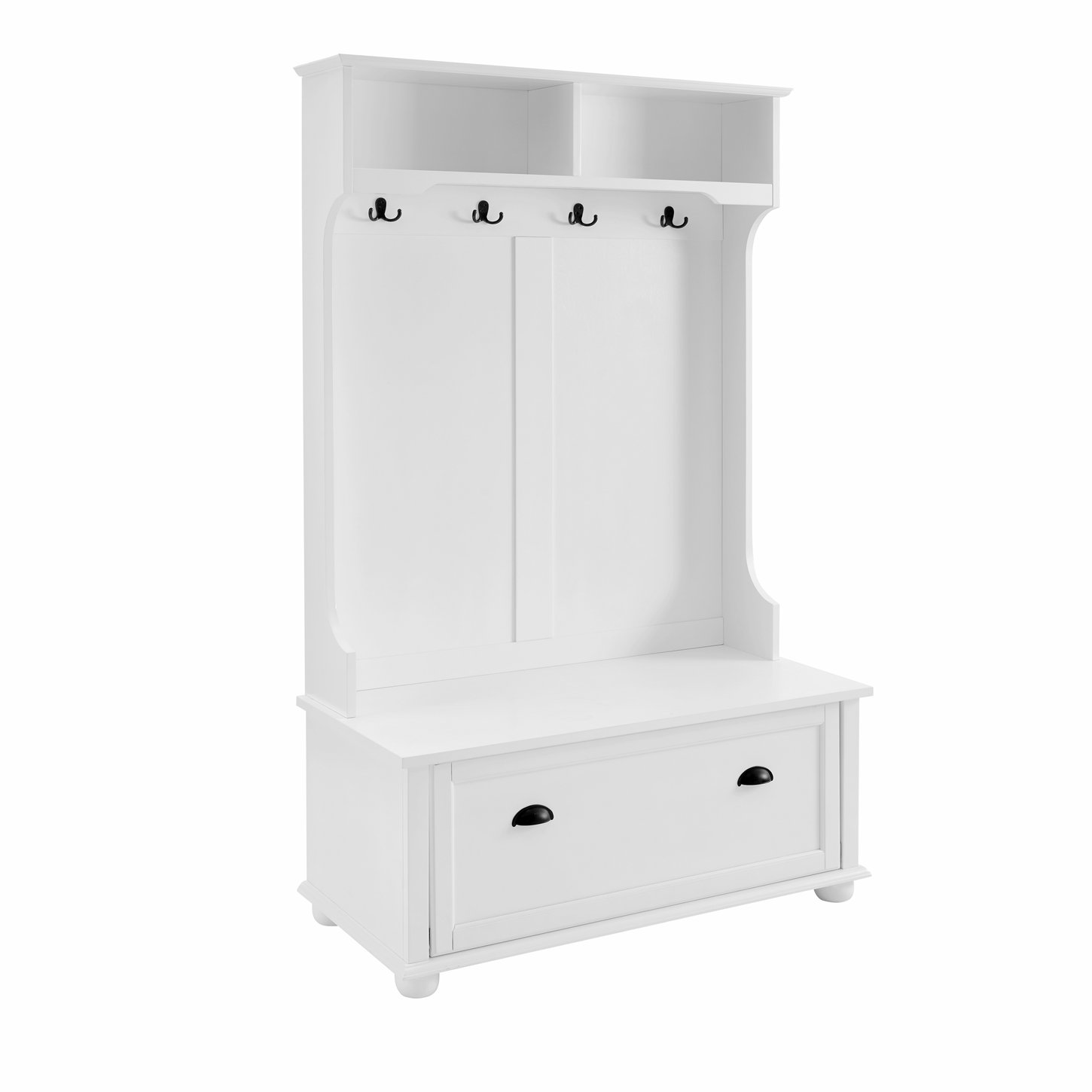 Alcott Hill® Chenea Hall Tree with Bench and Shoe Storage Hall Tree ...