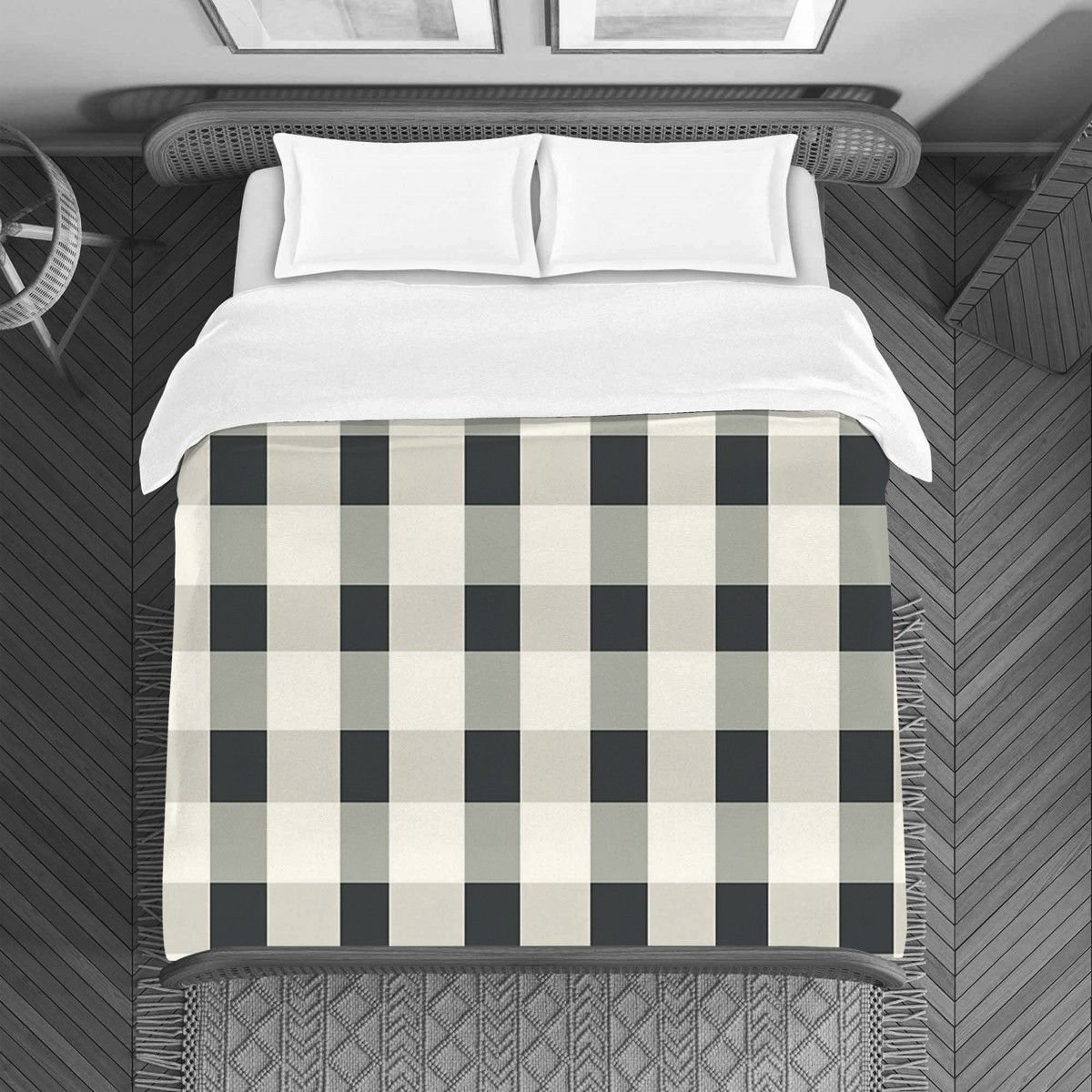 VisionDecor Modern Lumberjack Bedding | Wayfair