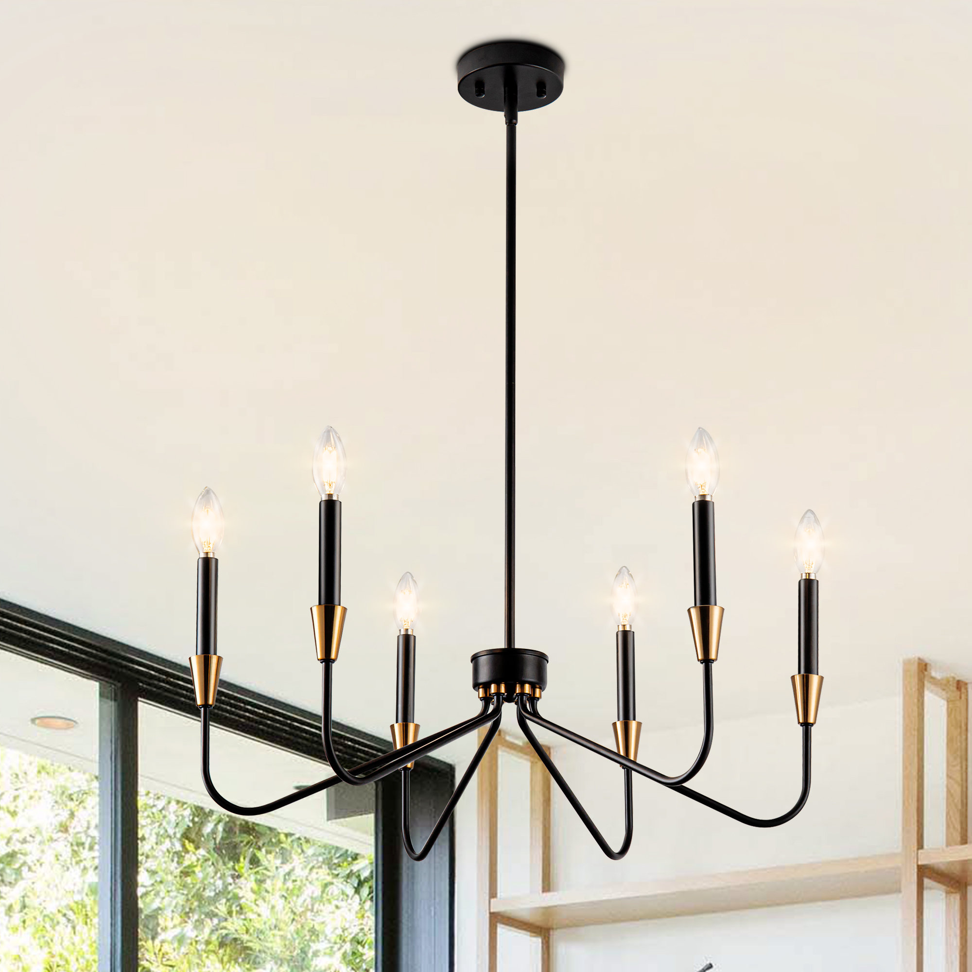 House of Hampton® Gerbrig Dimmable Classic / Traditional Chandelier ...