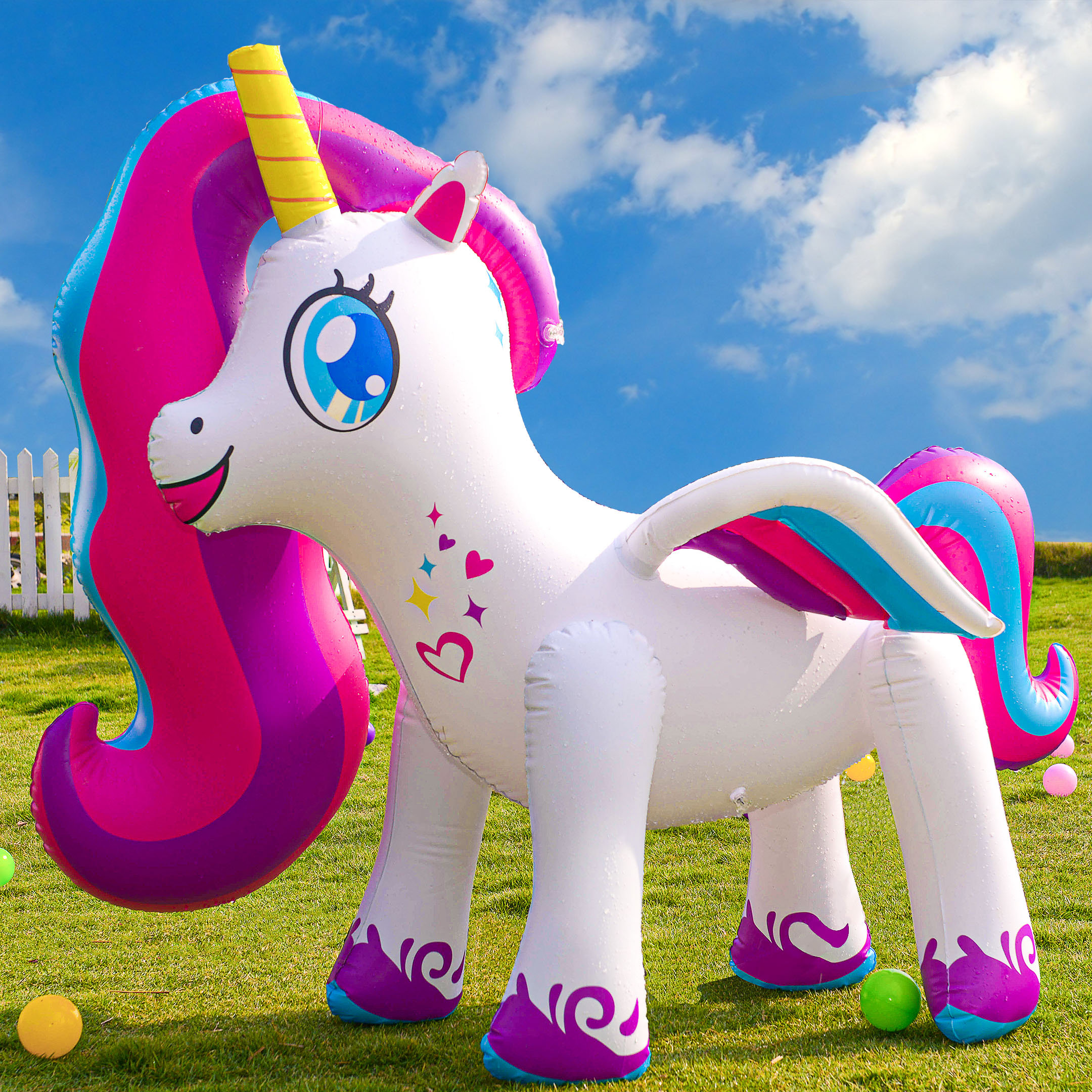 BESTPARTY Unicorn Sprinkler Inflatable & Reviews - Wayfair Canada