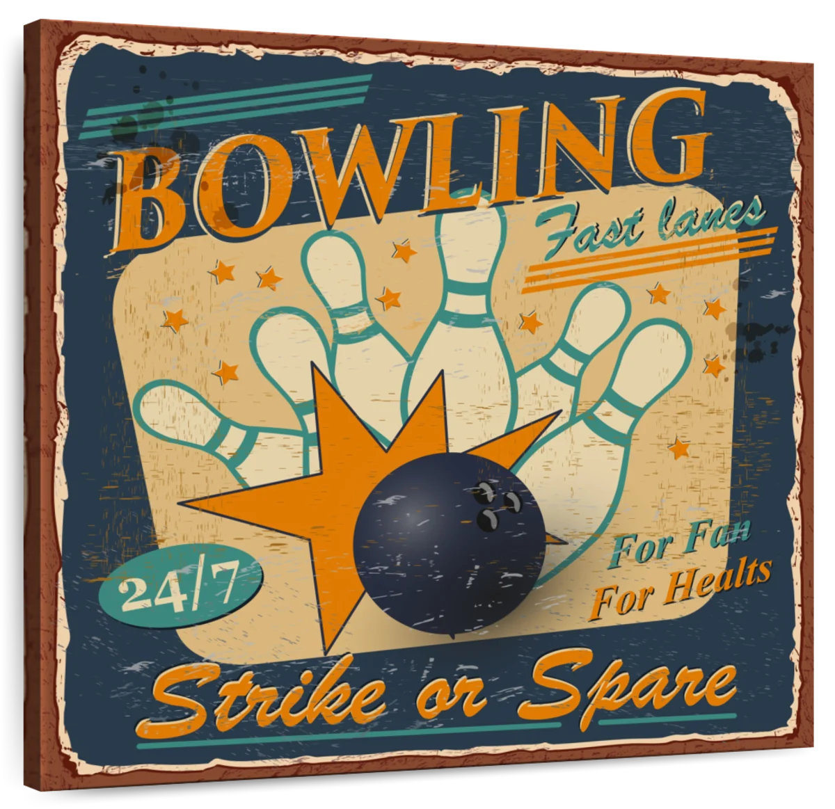 Elephant Stock Retro Bowling Sign | Wayfair