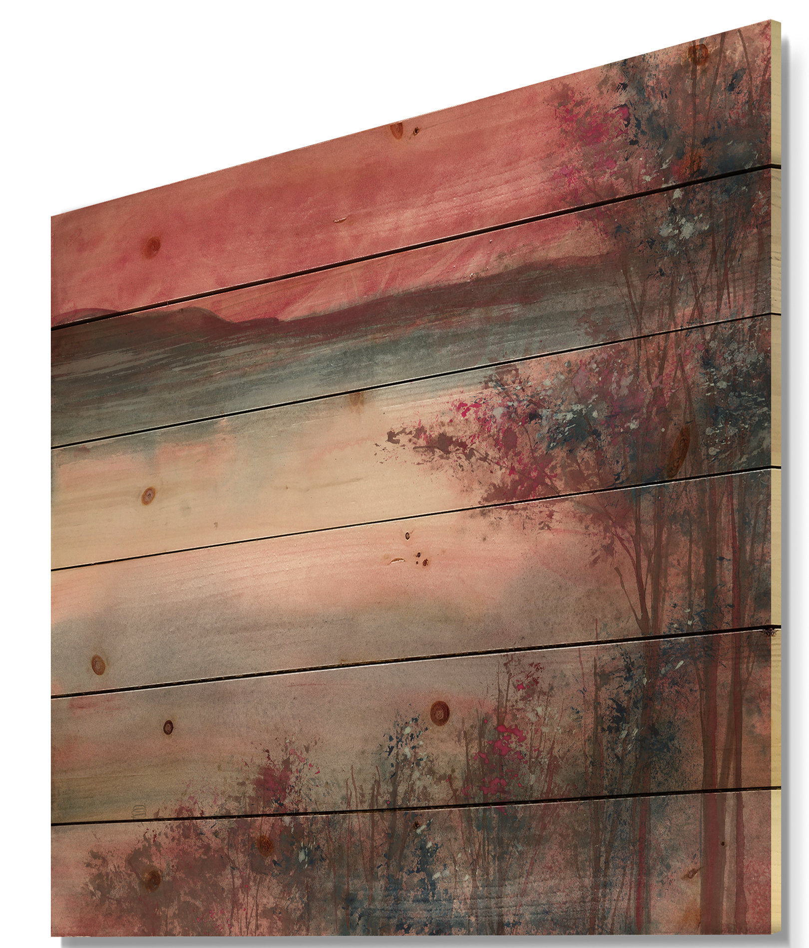 East Urban Home Quiet Time - Shabby Elegance Print on Natural Pine Wood ...