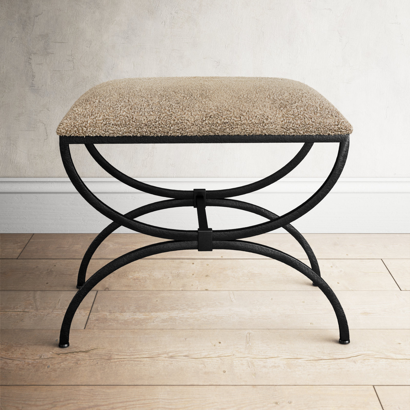 Birch Lane™ Iveta Iron Accent Stool & Reviews | Wayfair
