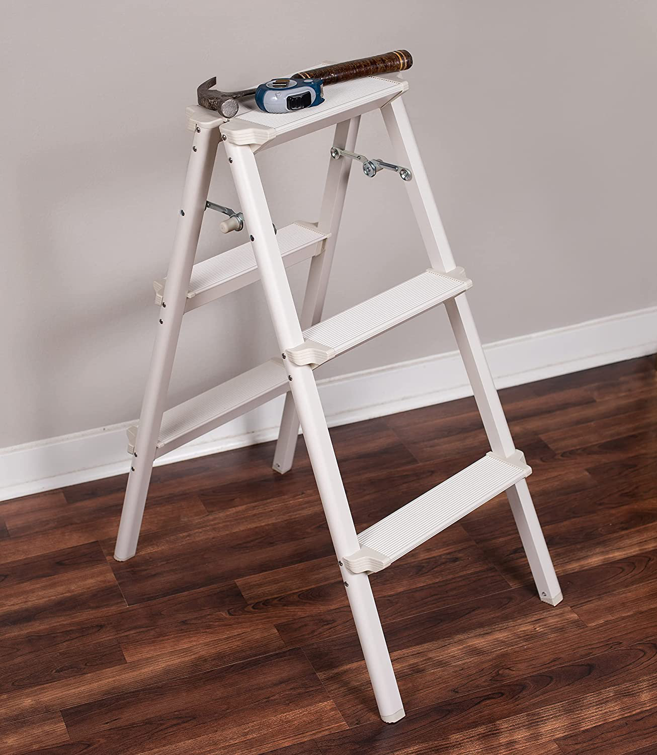 BirdRock Home 3 - Step Plastic Lightweight Folding Step Ladder ...