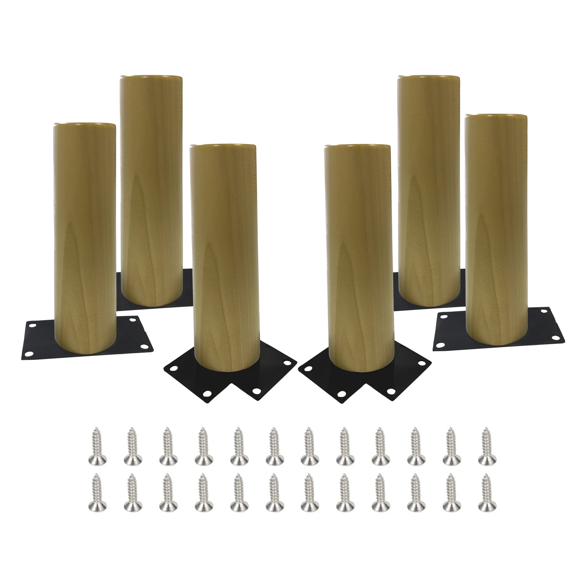 Spinal Solution Wooden Furniture Legs | Wayfair