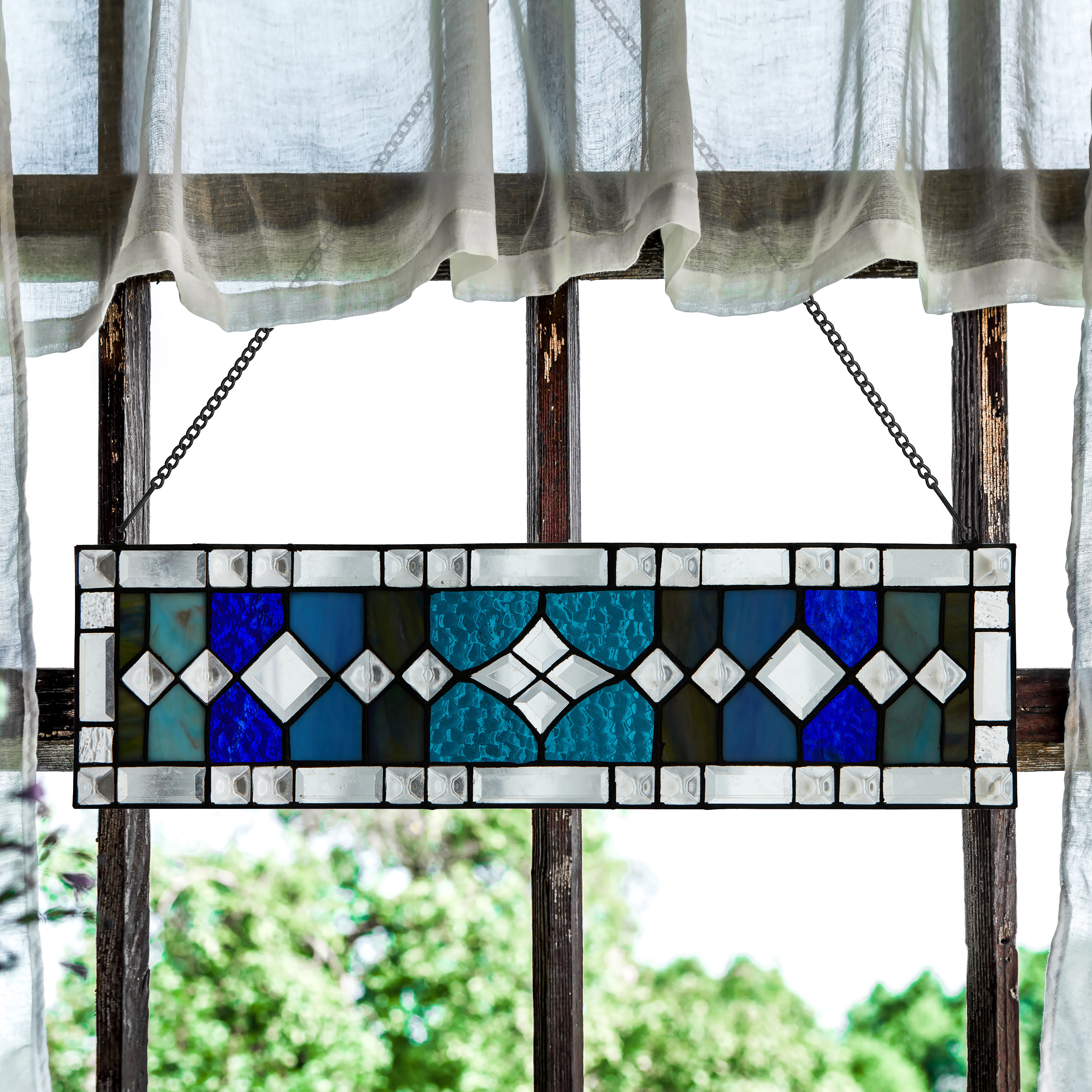 Wade Logan Pub Style Stained Glass Window Panel & Reviews - Wayfair Canada