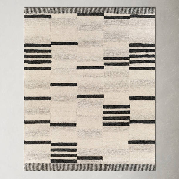 AllModern Sola Hand Tufted Wool Geometric Rug & Reviews | Wayfair