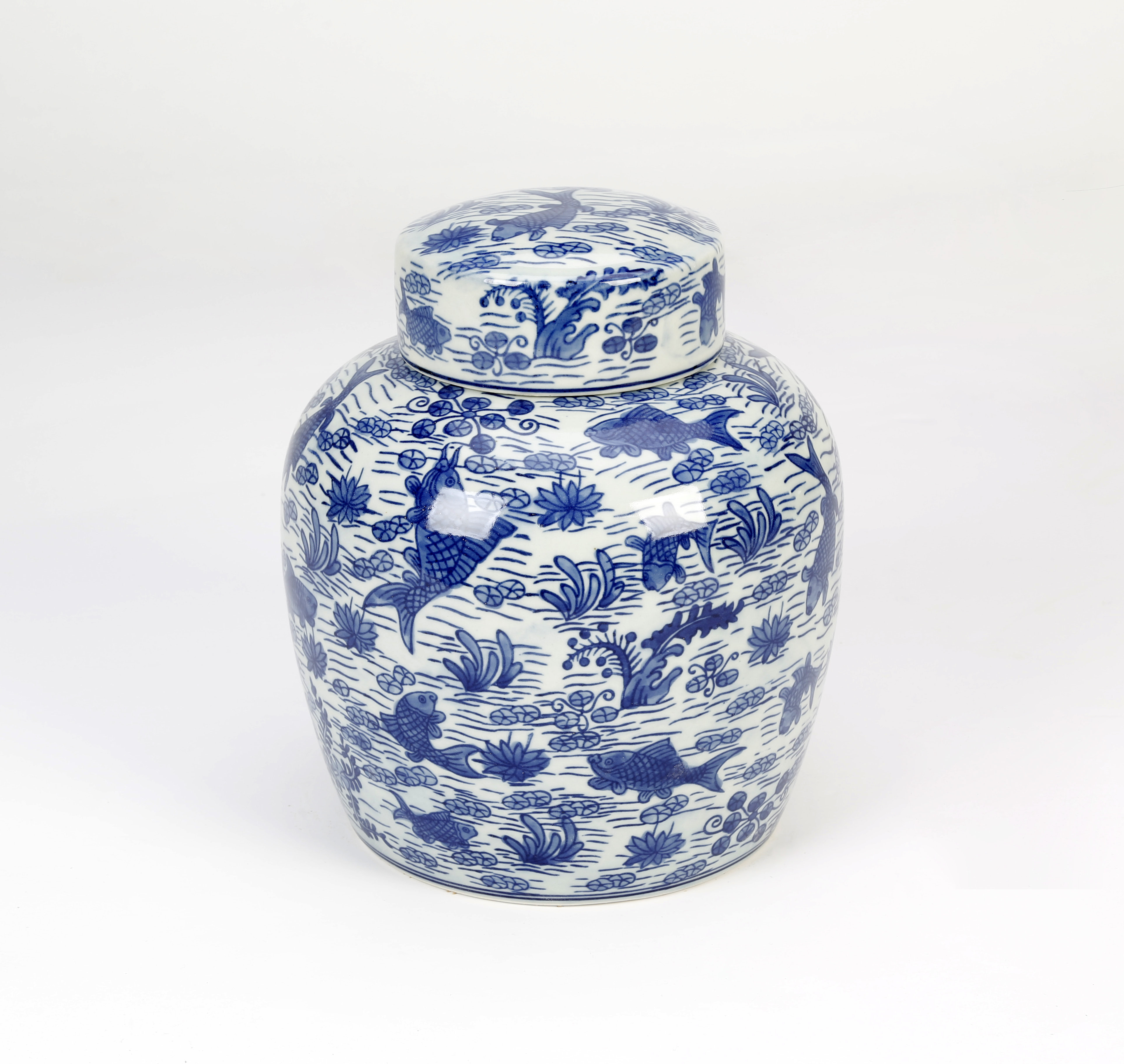 Bungalow Rose 9'' Porcelain Ginger Jar | Wayfair