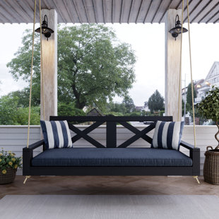 Three Person Porch Swings You'll Love | Wayfair