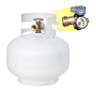 Flame King 11 Lb Empty Propane Tank LP Cylinder Squatty with Type 1 OPD ...