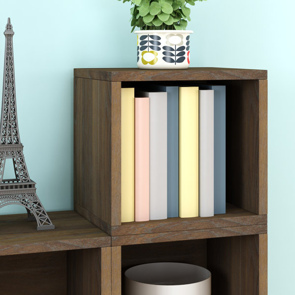 Latitude Run® Zboard Eco Stack Open Cube Bookcase, White & Reviews ...