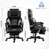 Ebern Designs Big And Tall Office Chair 500 Lbs, Extra Wide High Back ...