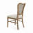 Rosdorf Park Vintage Style Dining Chairs, Upholstered Fabric Seat ...
