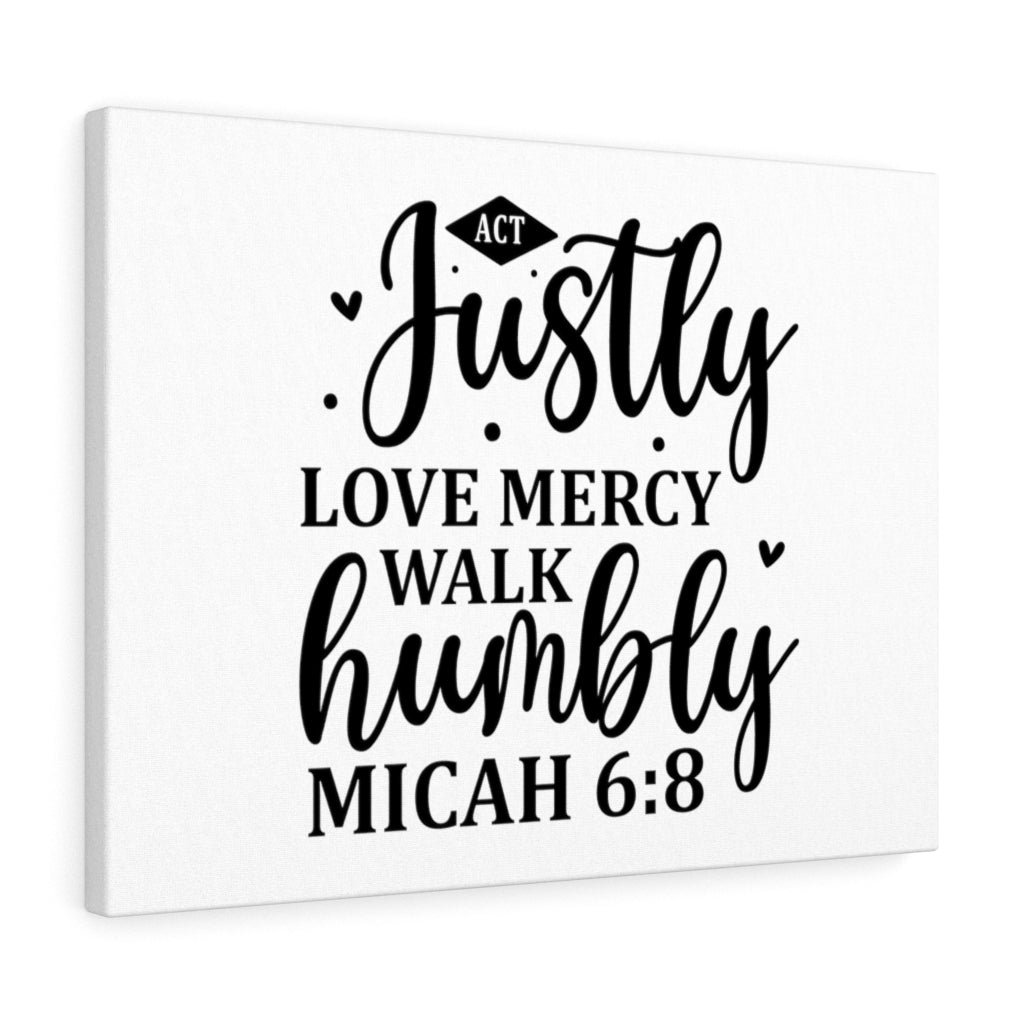Trinx Love Mercy Micah 6:8 Christian Wall Art Bible Verse Print Ready ...