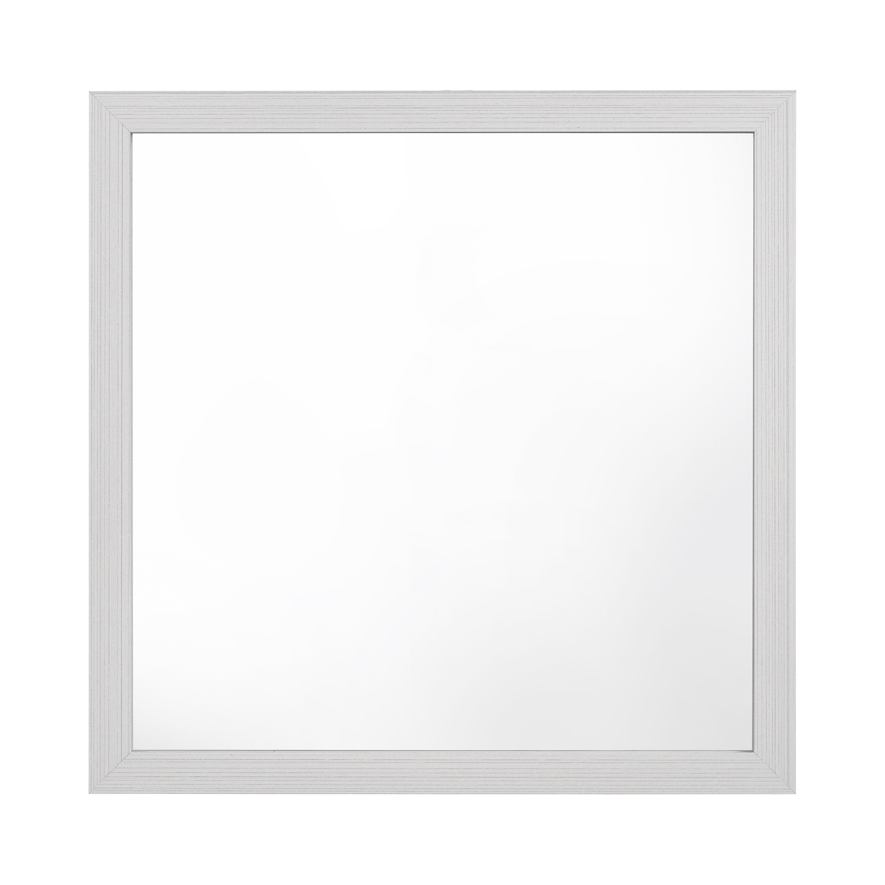 Winston Porter Jonson Wood Rectangle Mirror in White | Wayfair