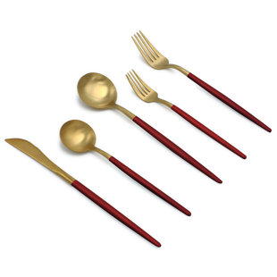 Red Flatware Sets| From $30 Until 11/20 | Wayfair | Wayfair