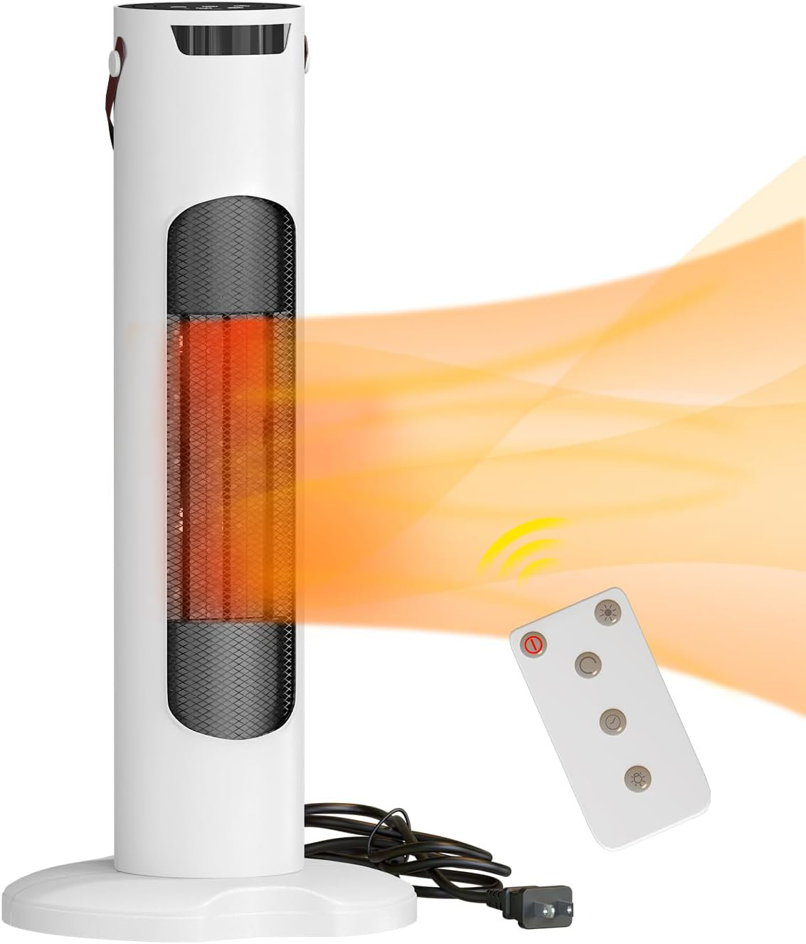 PANDA GENIUS 2000 Watt Watt Electric Tower Space Heater , Remote ...