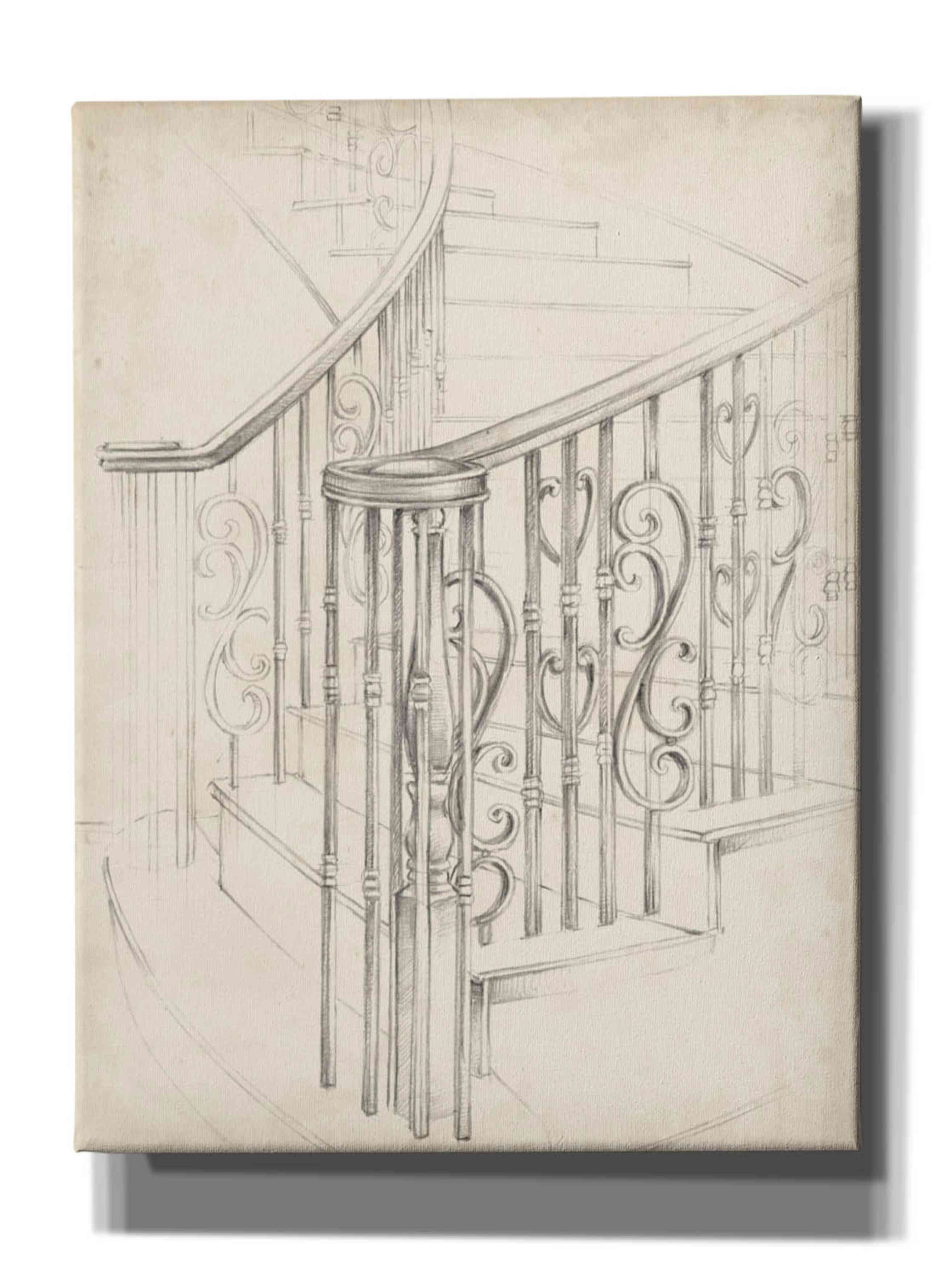 Canora Grey "Iron Railing Design II" By Ethan Harper, Canvas Wall Art ...