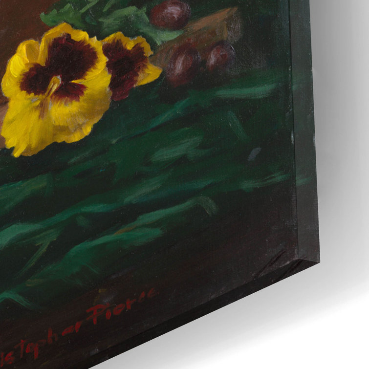 Winston Porter Pansies In Terracotta On Plastic / Acrylic by ...