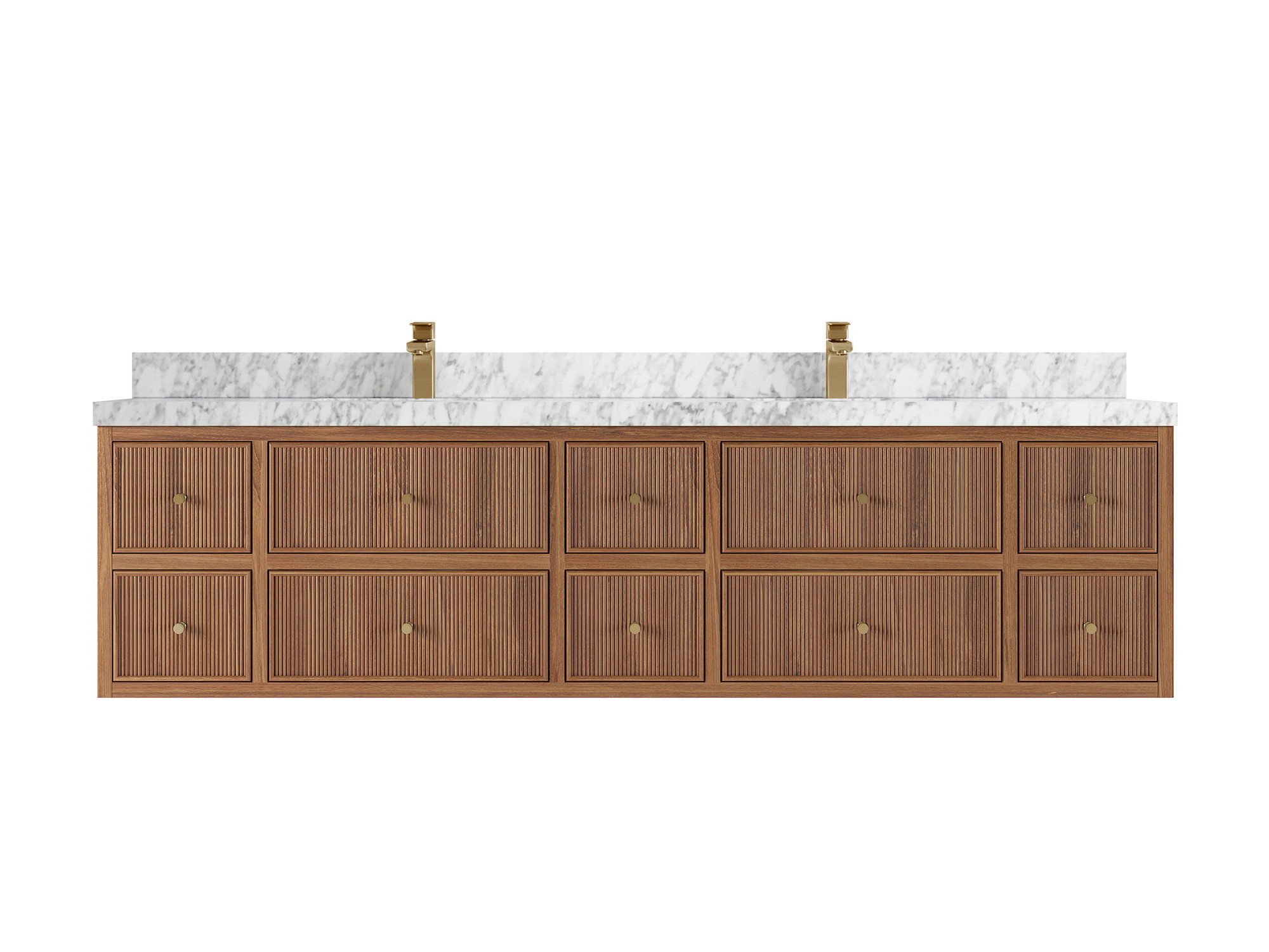 Willow Collections Sonoma Solid Floating Teak 84 In. W X 22 In. D ...