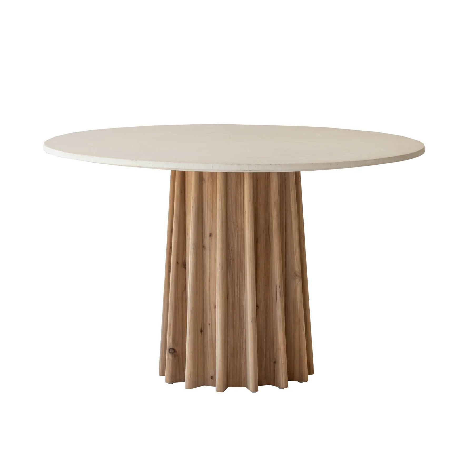 Tree Line Furniture 47" Solid Wood Pedestal Dining Table | Wayfair