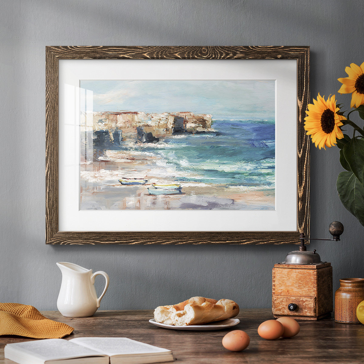 Rosecliff Heights Sea Cliff Study I - Single Picture Frame Print | Wayfair