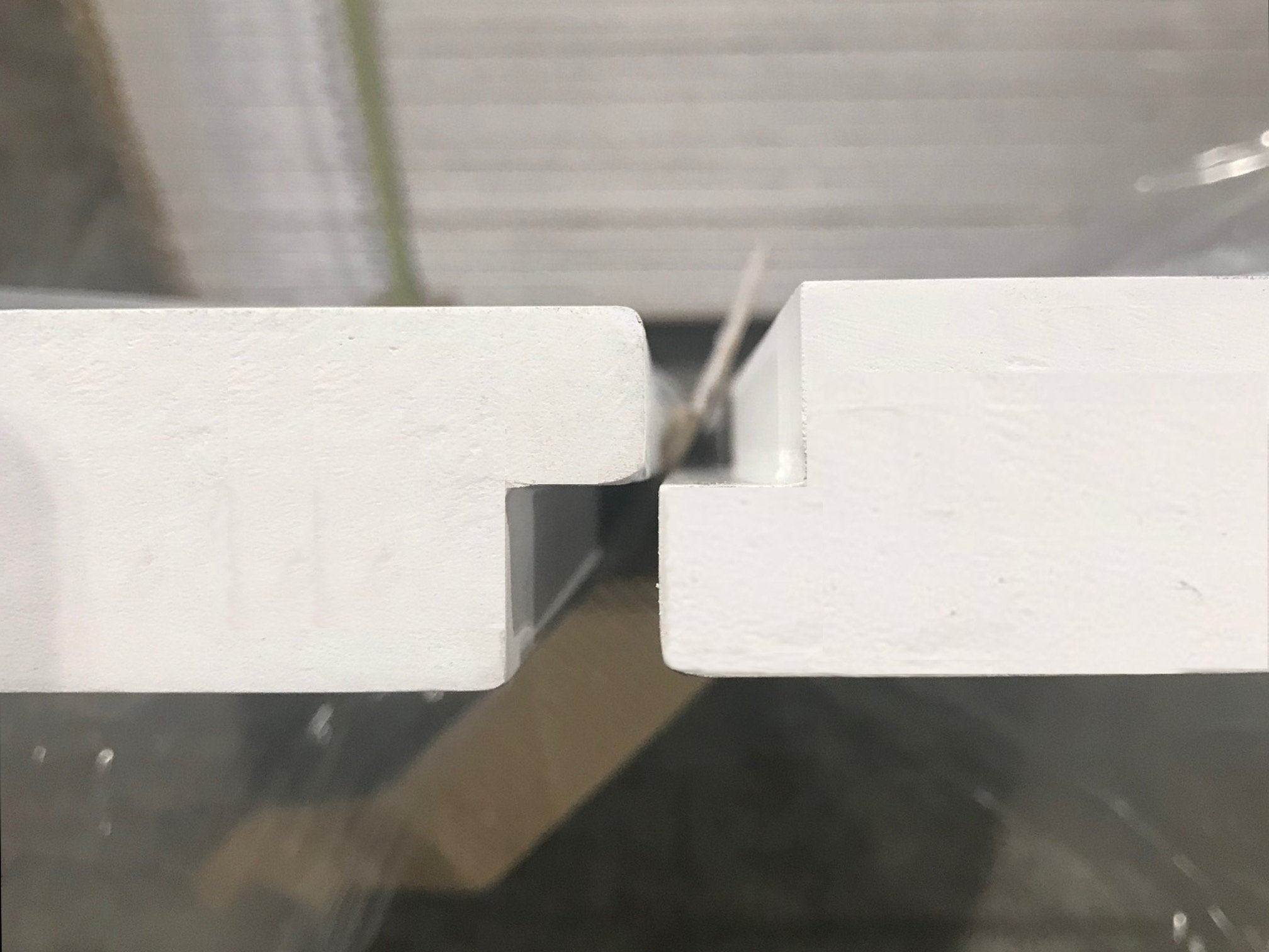 Green Tree Doors White Primed Shaker 4 Light Rebated Frosted Glass Pair ...