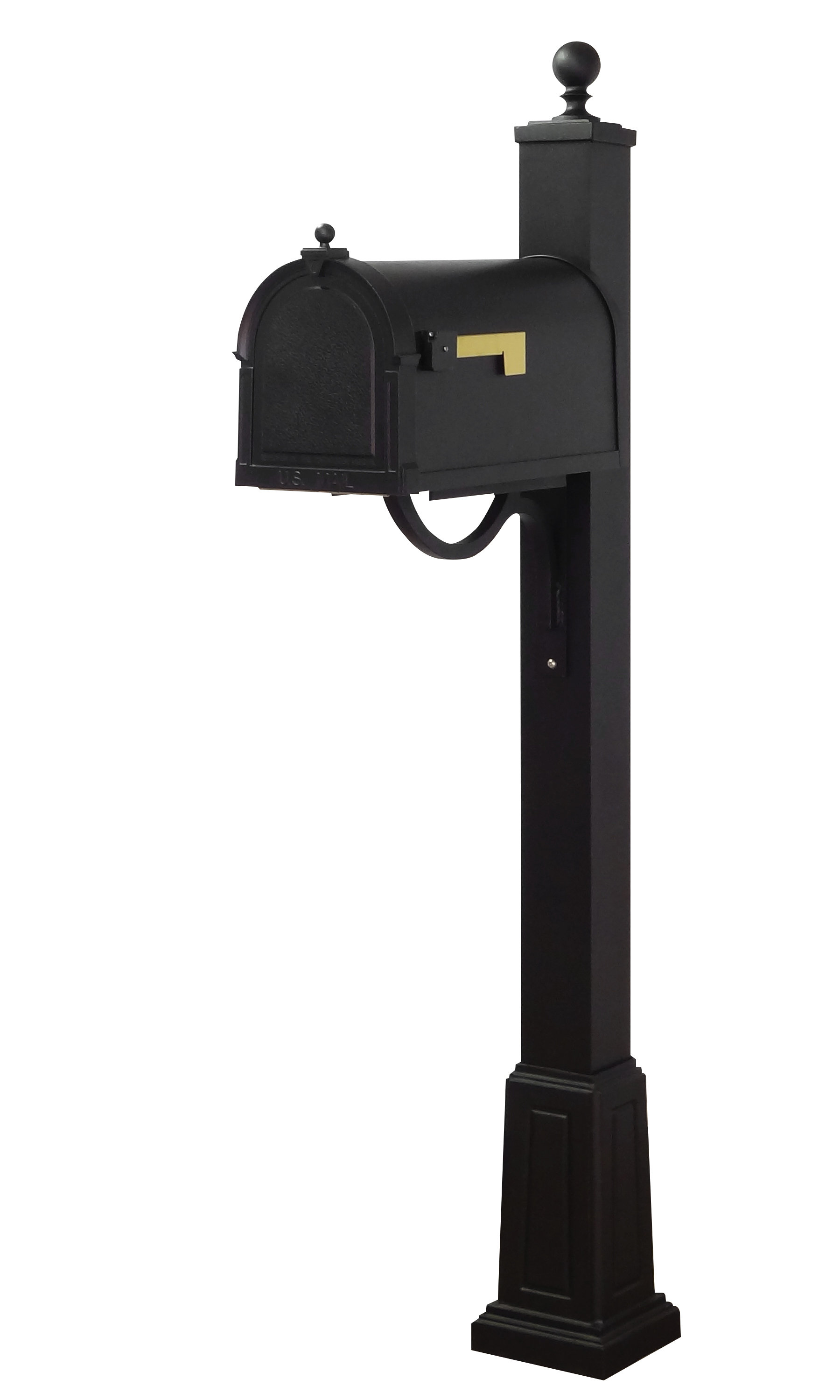 Special Lite Products Berkshire Curbside Locking Post Mounted Mailbox ...