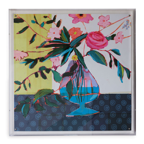Port 68 Flowers I - Shadowbox Painting | Perigold