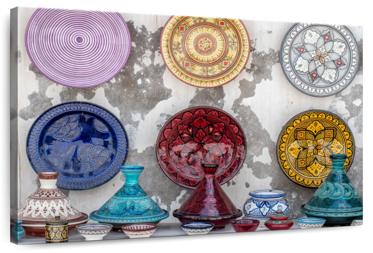 Ebern Designs Senne Decorative Moroccan Plates | Wayfair